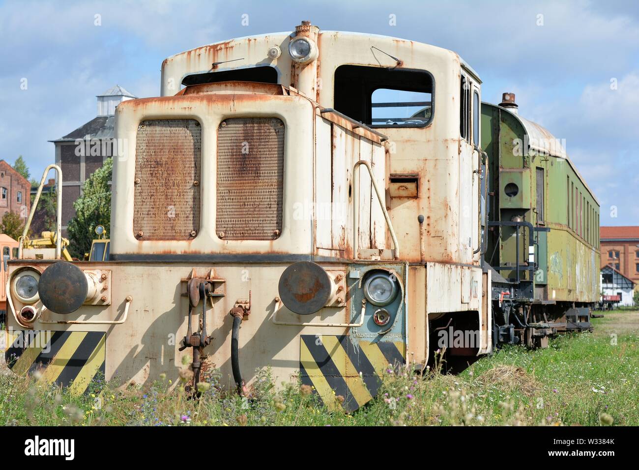 Decommissioned locomotive hi-res stock photography and images - Alamy