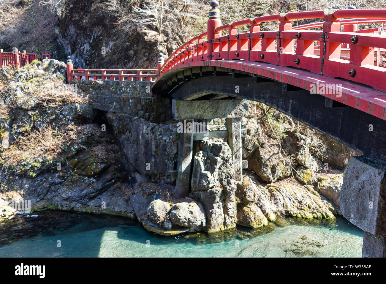 Red bridge shinkyo in japan hi-res stock photography and images - Alamy