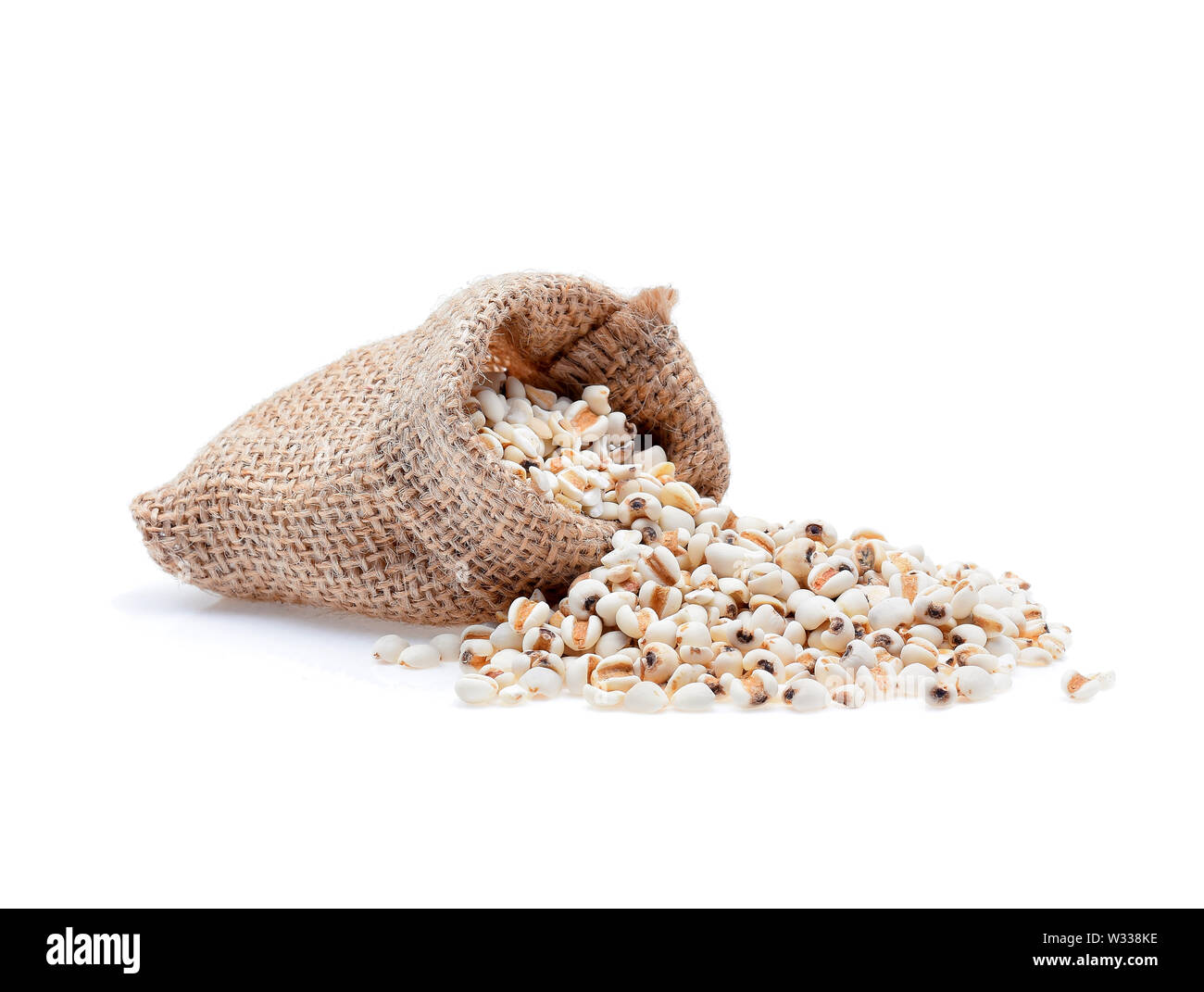 Millet rice , millet grains isolated on white background Stock Photo ...