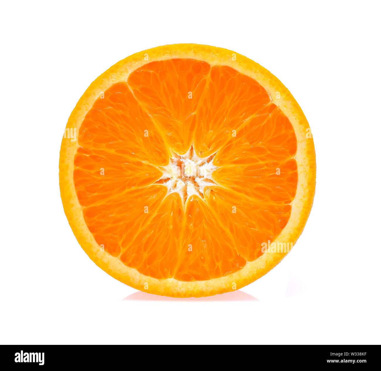 Orange fruit isolated on white background Stock Photo - Alamy