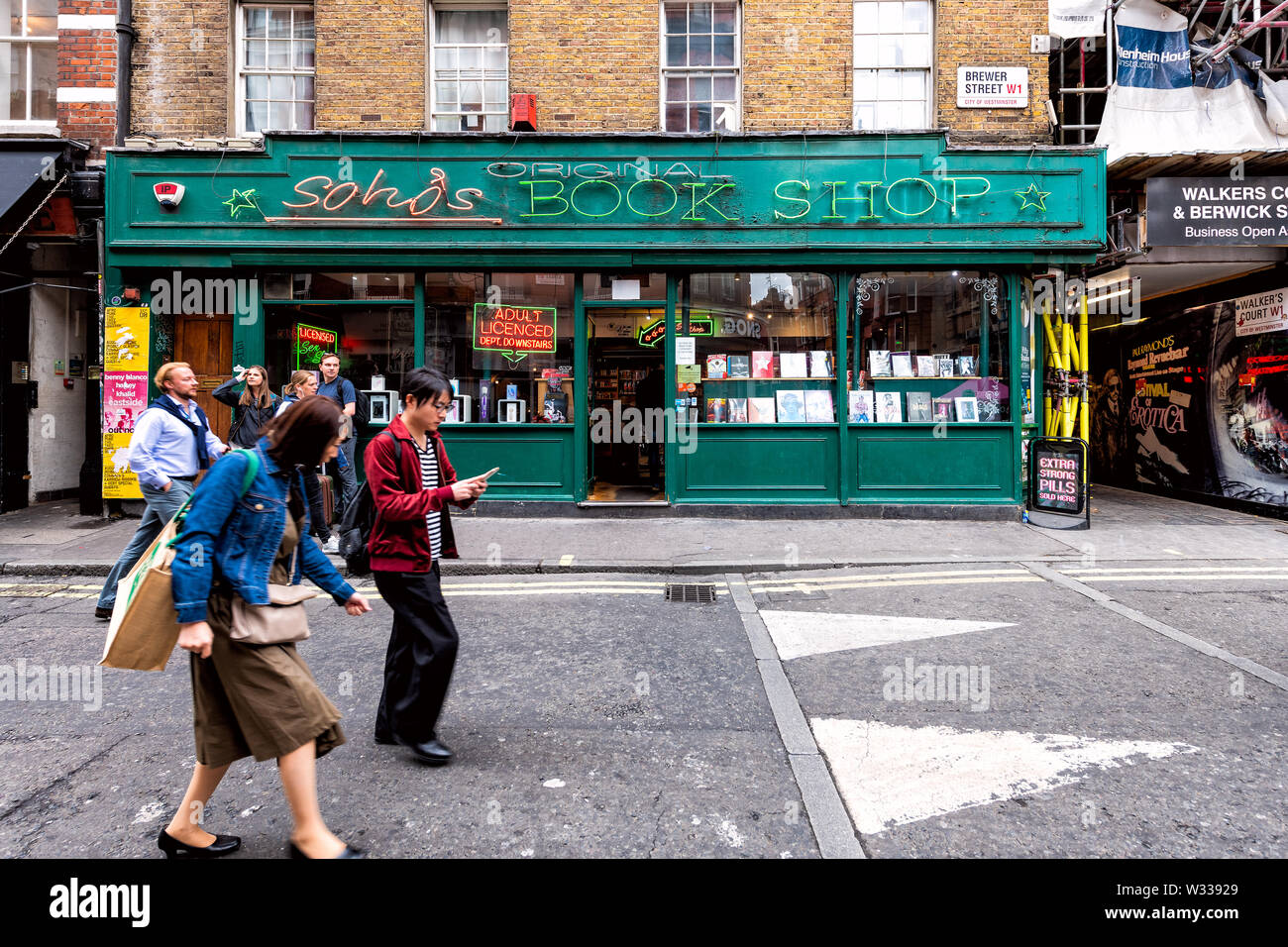 Soho original book shop hi-res stock photography and images - Alamy