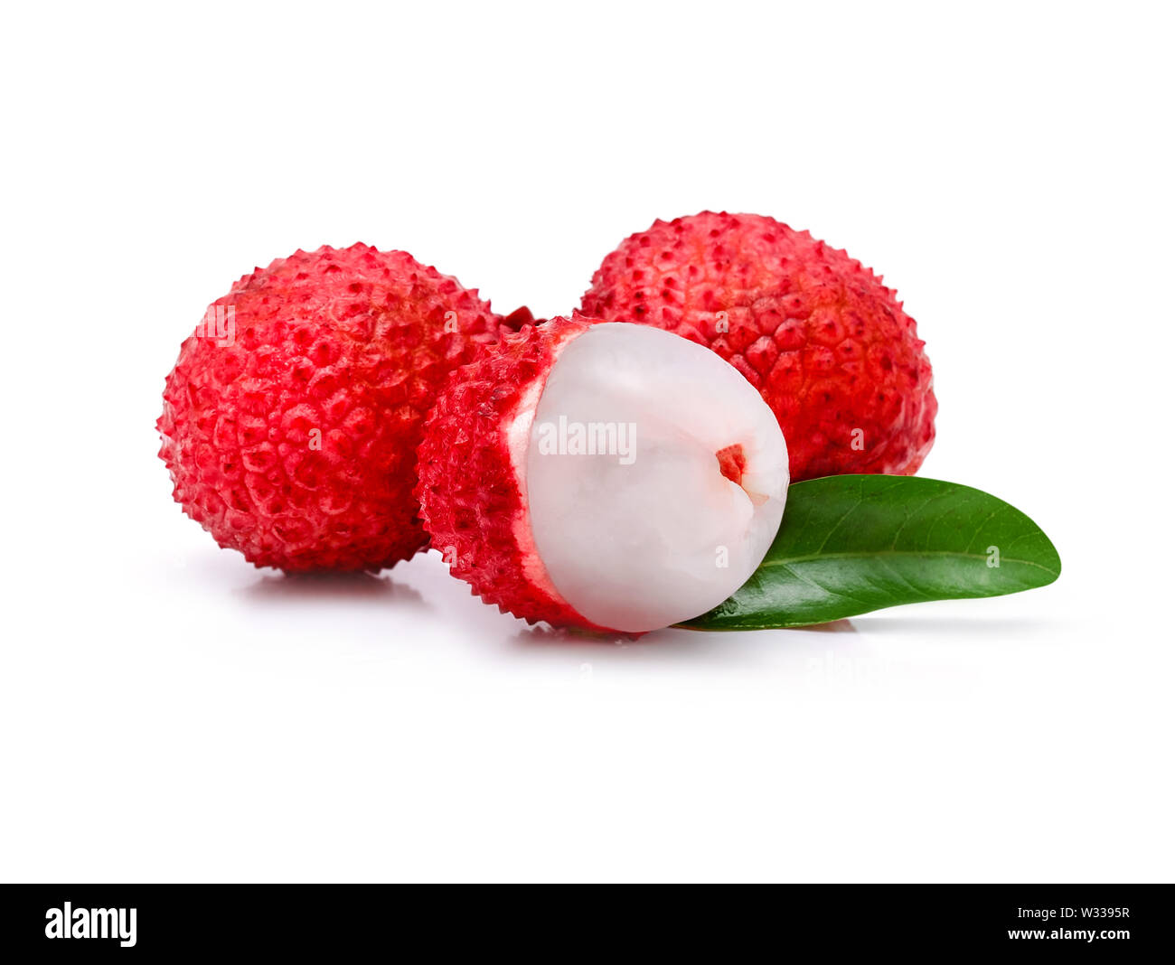 lychee isolated on white background Stock Photo - Alamy