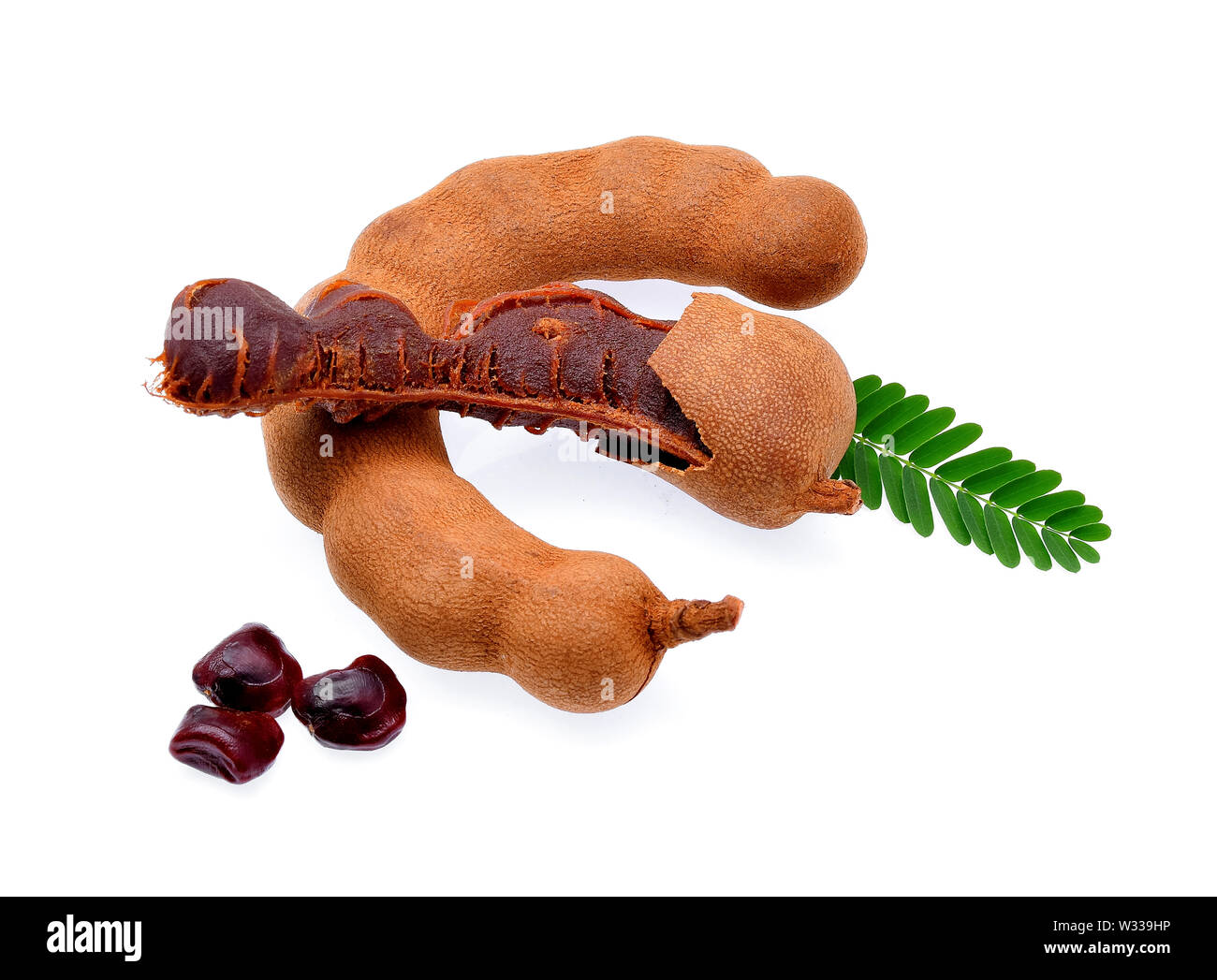Tamarind isolated on white background Stock Photo - Alamy