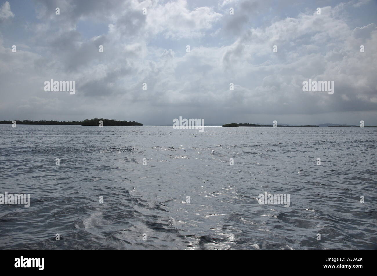 Transport by motorboat between islands in Indonesia Stock Photo - Alamy