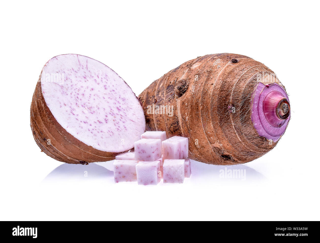 Purple taro root isolated hi-res stock photography and images - Alamy