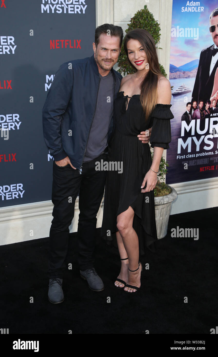 LA Premiere Of Netflix's "Murder Mystery" Featuring: Jason Lewis, Liz ...