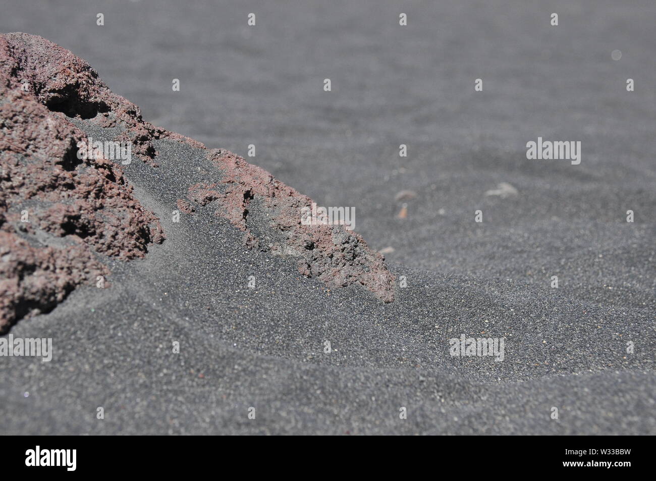 Irazu volcano in Costa Rica. Crater in clouds with protective barriers ...