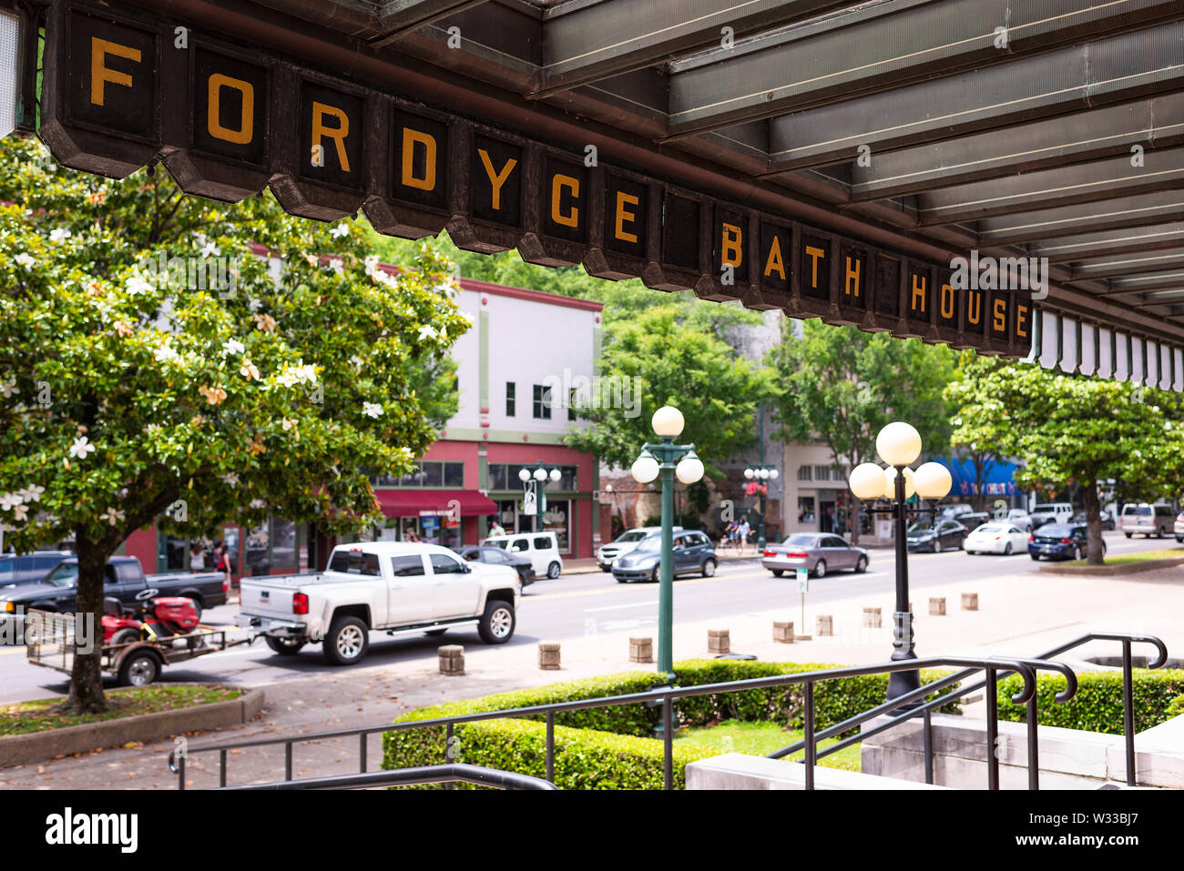 Bathhouse row hot springs arkansas hi-res stock photography and images ...