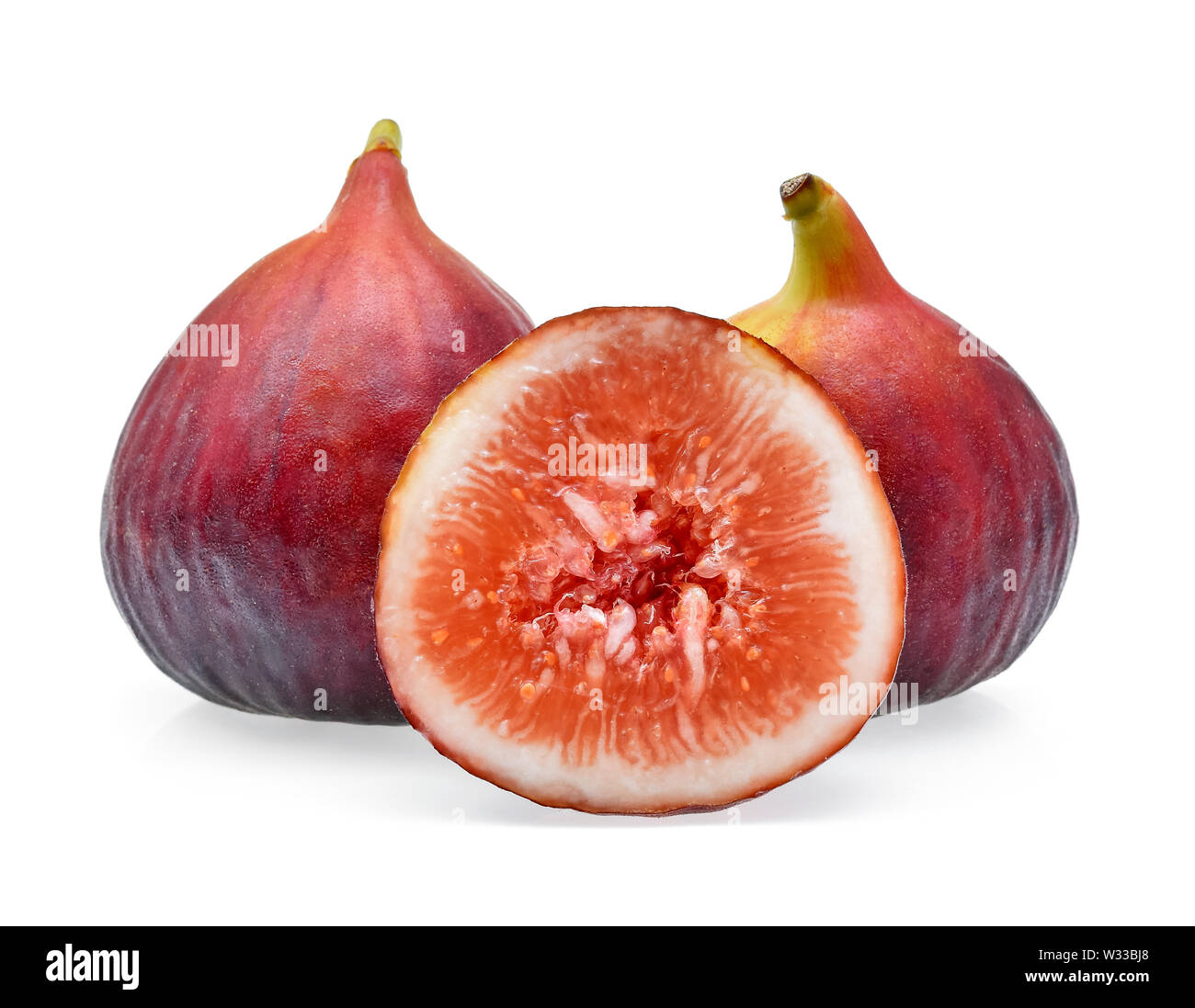 Figs fruits isolated on white background Stock Photo - Alamy