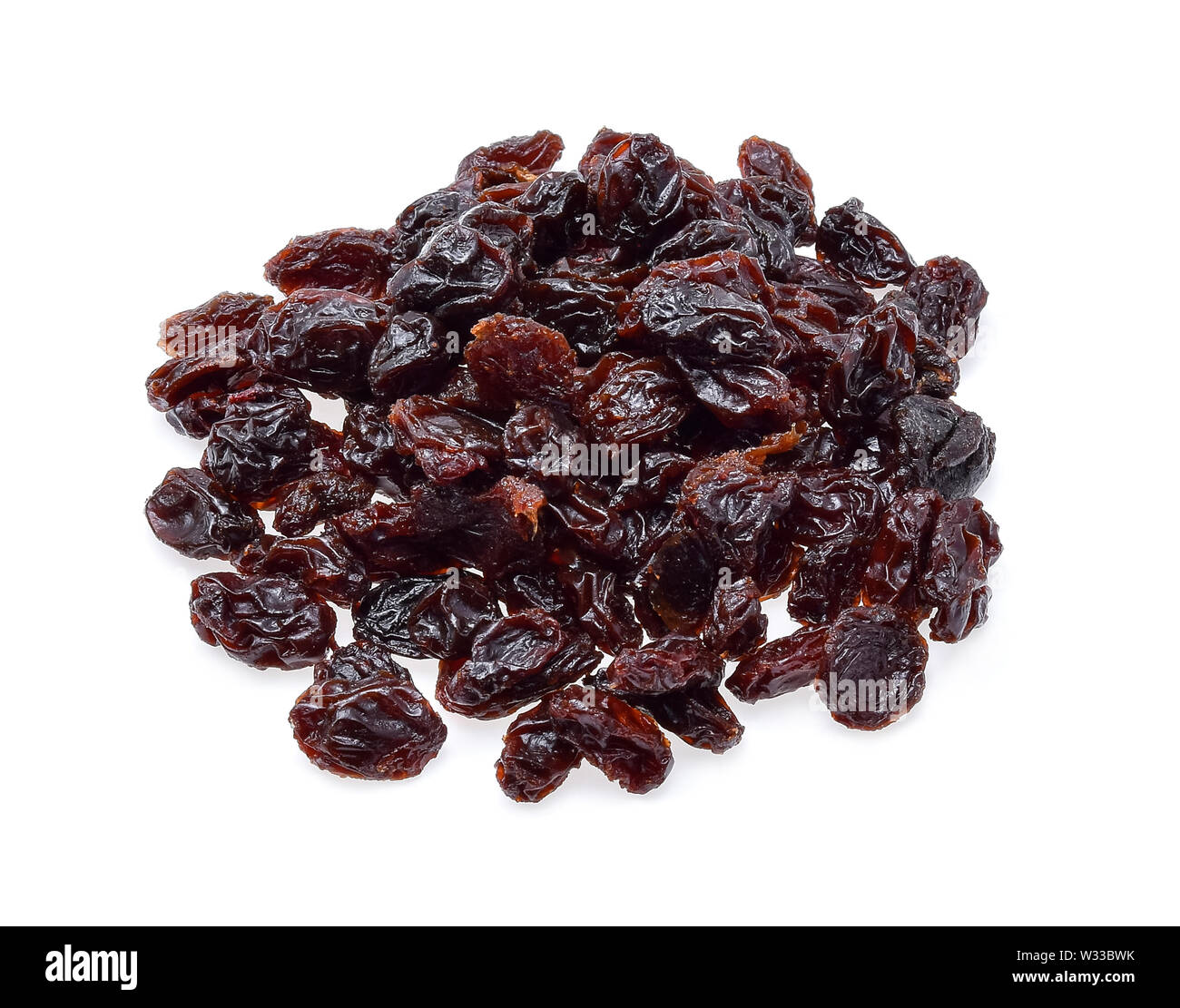 Dried raisins isolated on white background Stock Photo - Alamy
