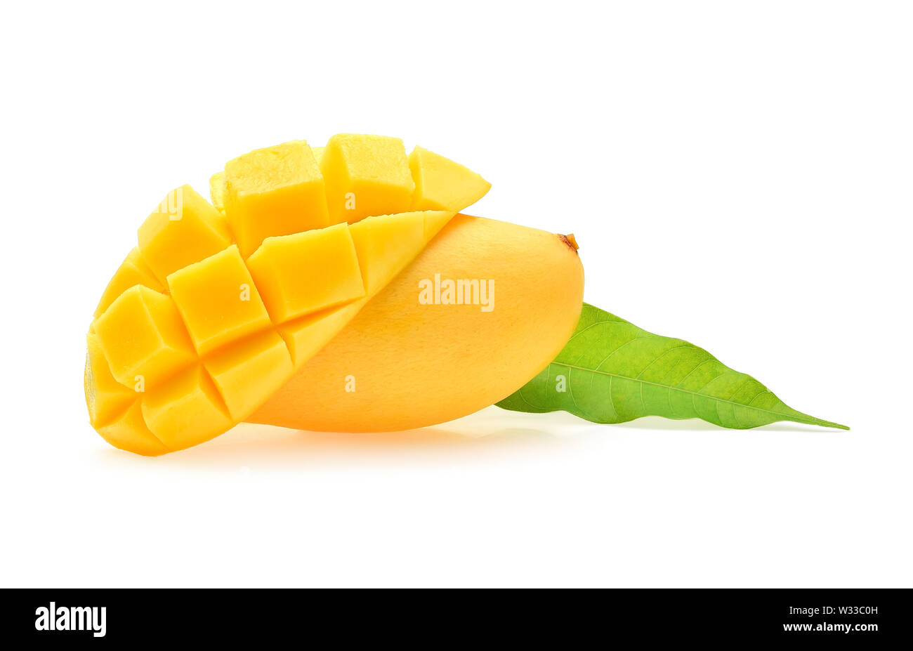 mango isolated on white background Stock Photo - Alamy