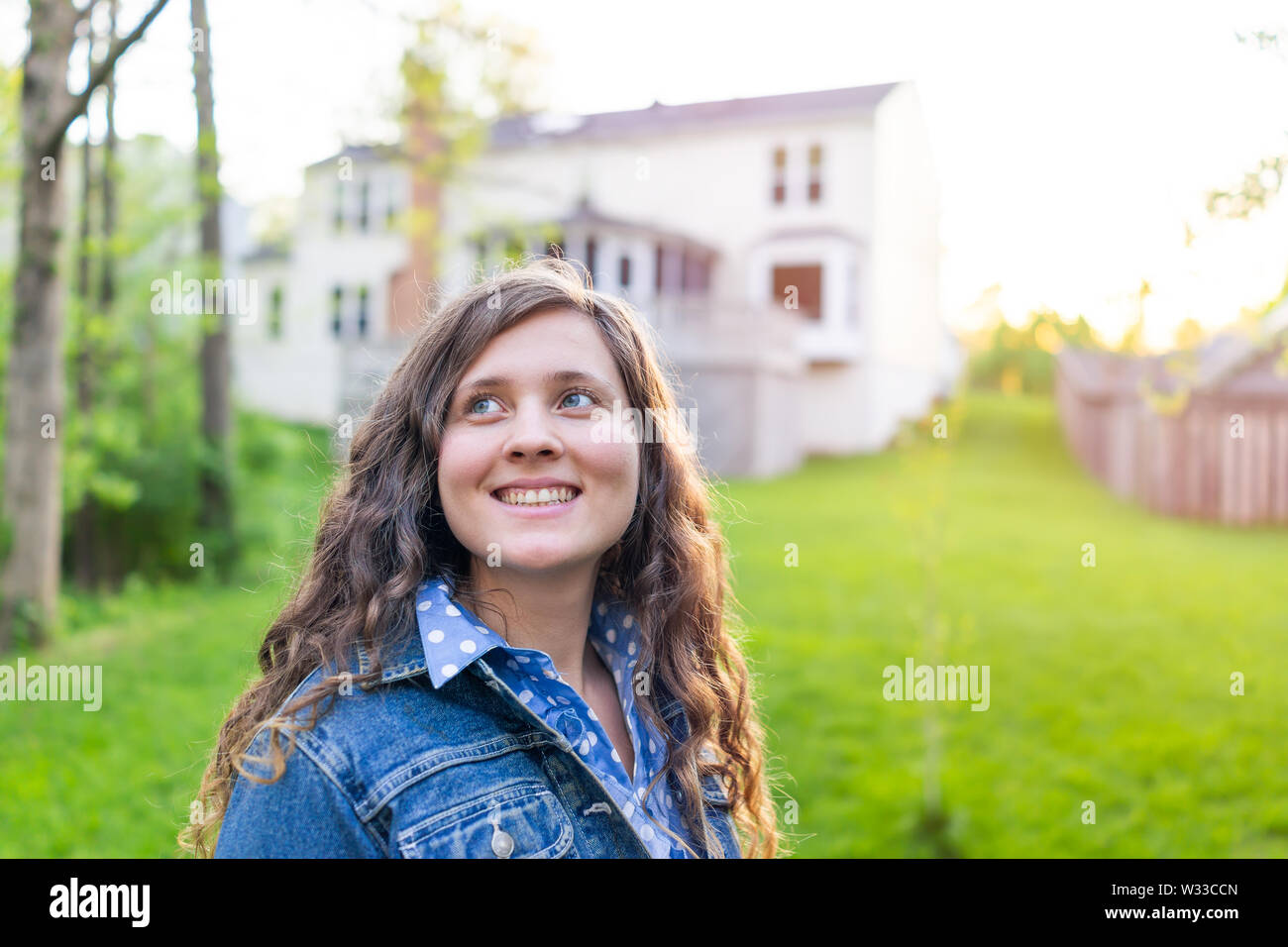 Happy homeowner hi-res stock photography and images - Alamy