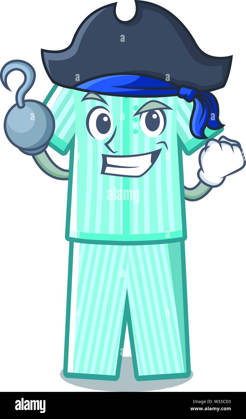 Pirate pyjamas isolated on in the character Stock Vector Image & Art ...