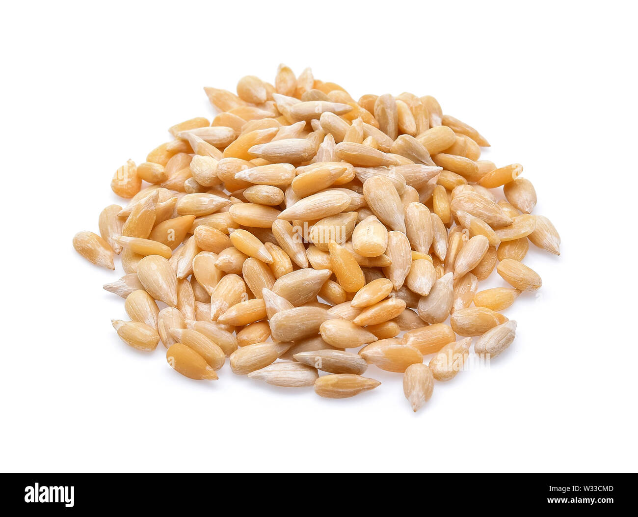 Healthy sun-flower seeds on a white background Stock Photo - Alamy