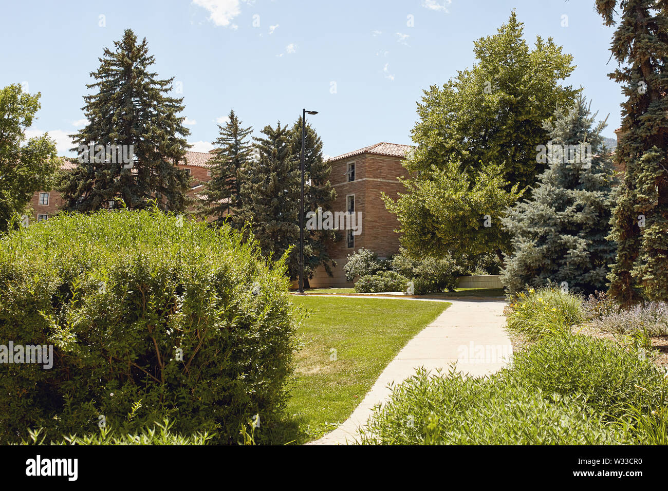 Boulder, Colorado - July 11th, 2019: Beautiful architecture and grounds ...