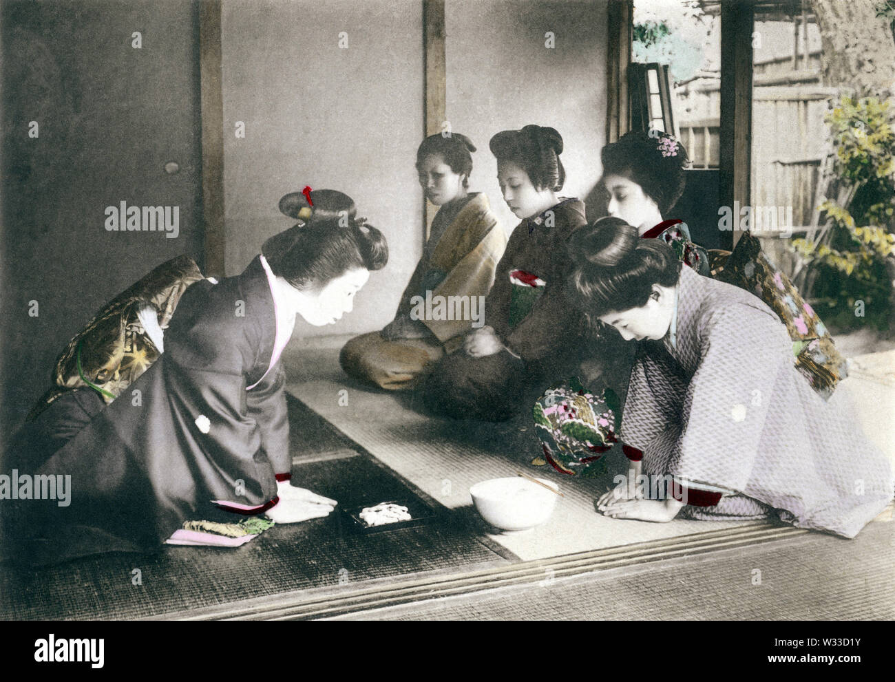 [ 1900s Japan - Japanese Tea Ceremony ] — Tea Ceremony: Presenting ...