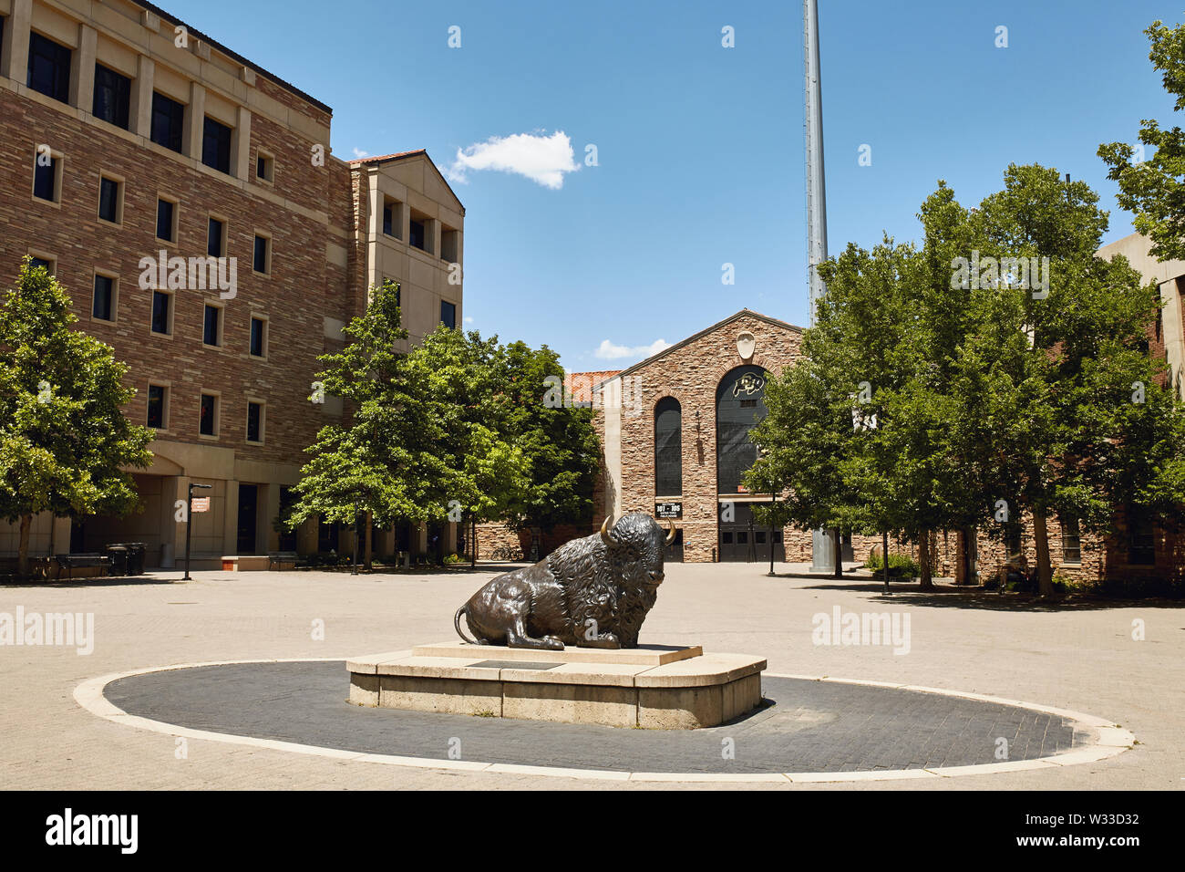 Boulder, Colorado - July 11th, 2019: Exterior of Folsom Stadium, home ...