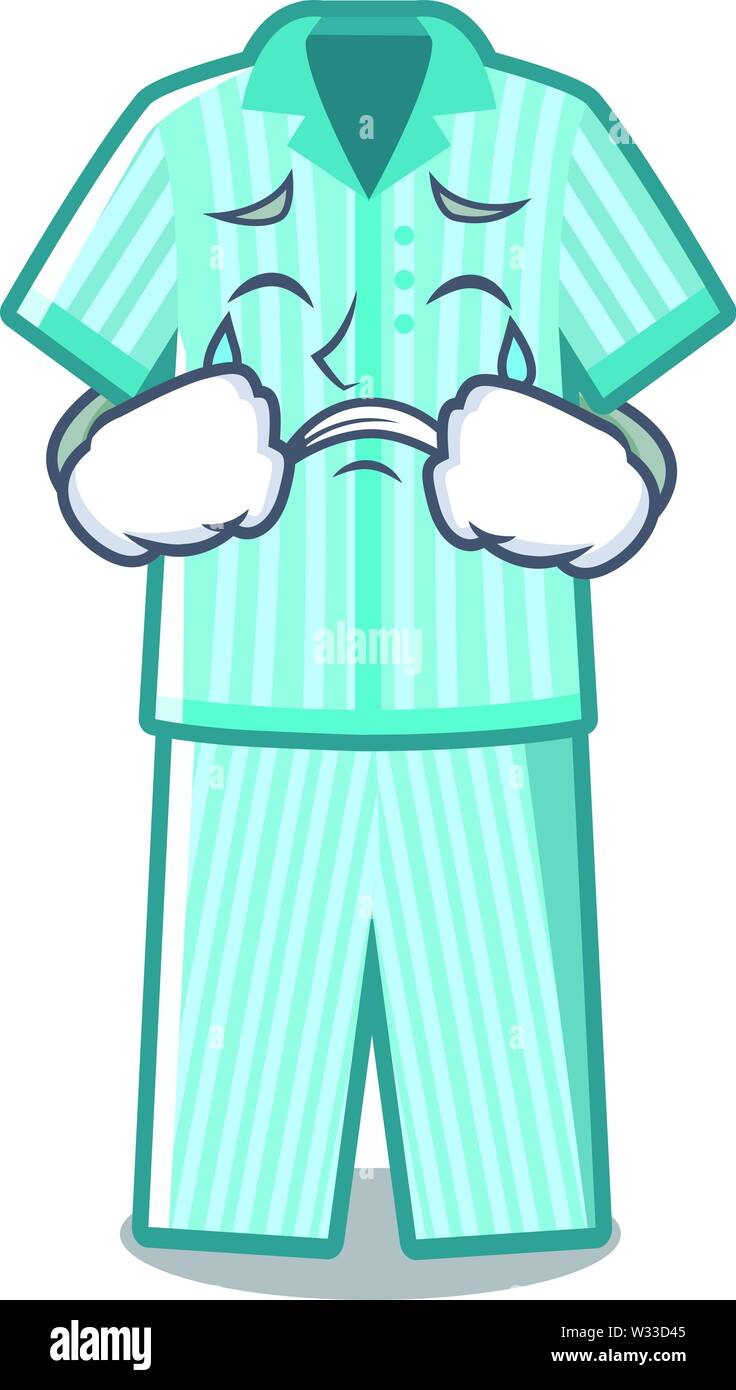 Woman on a bed crying Stock Vector Images - Alamy