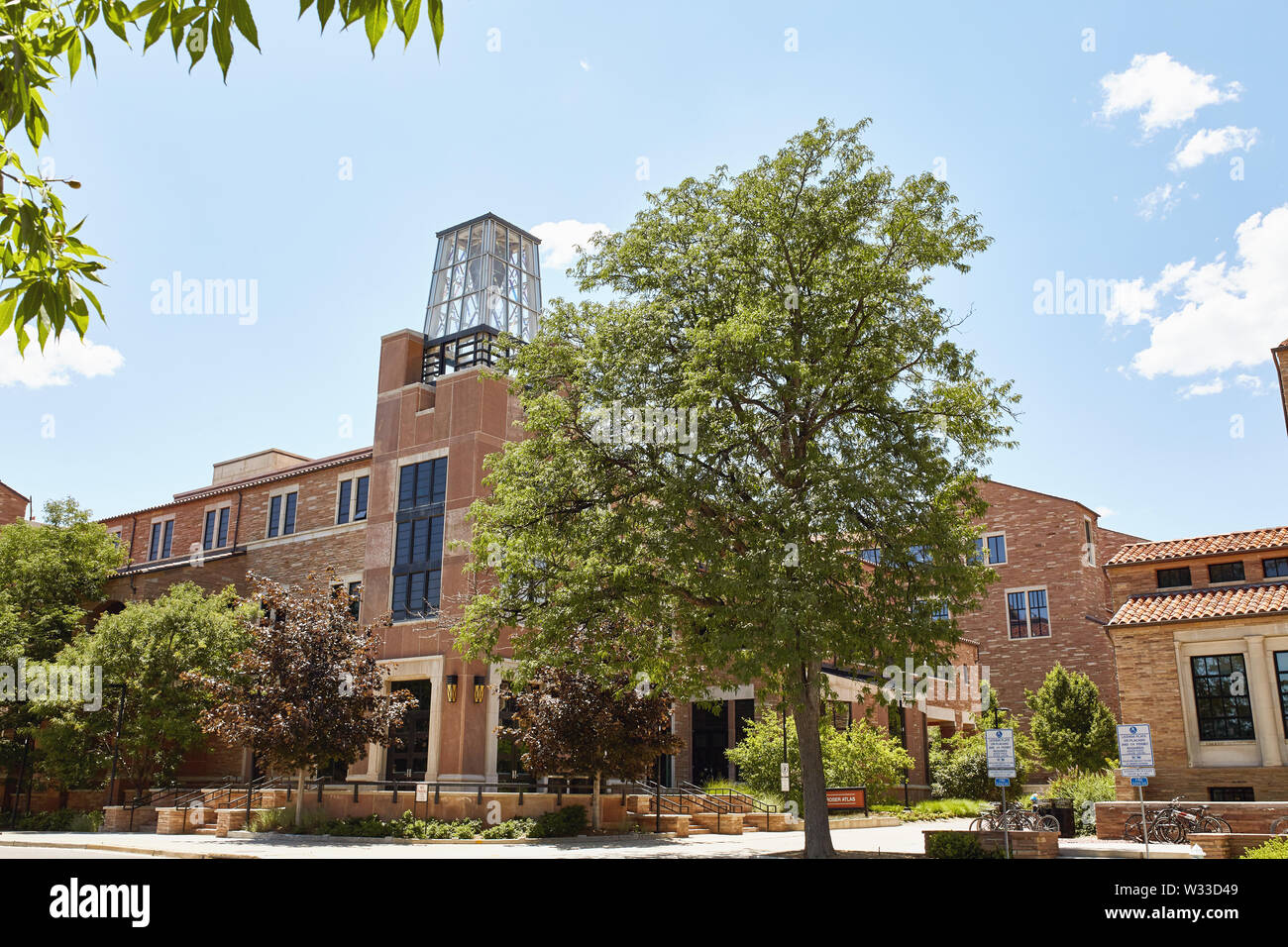 Boulder, Colorado - July 11th, 2019: Beautiful architecture at Roser ...