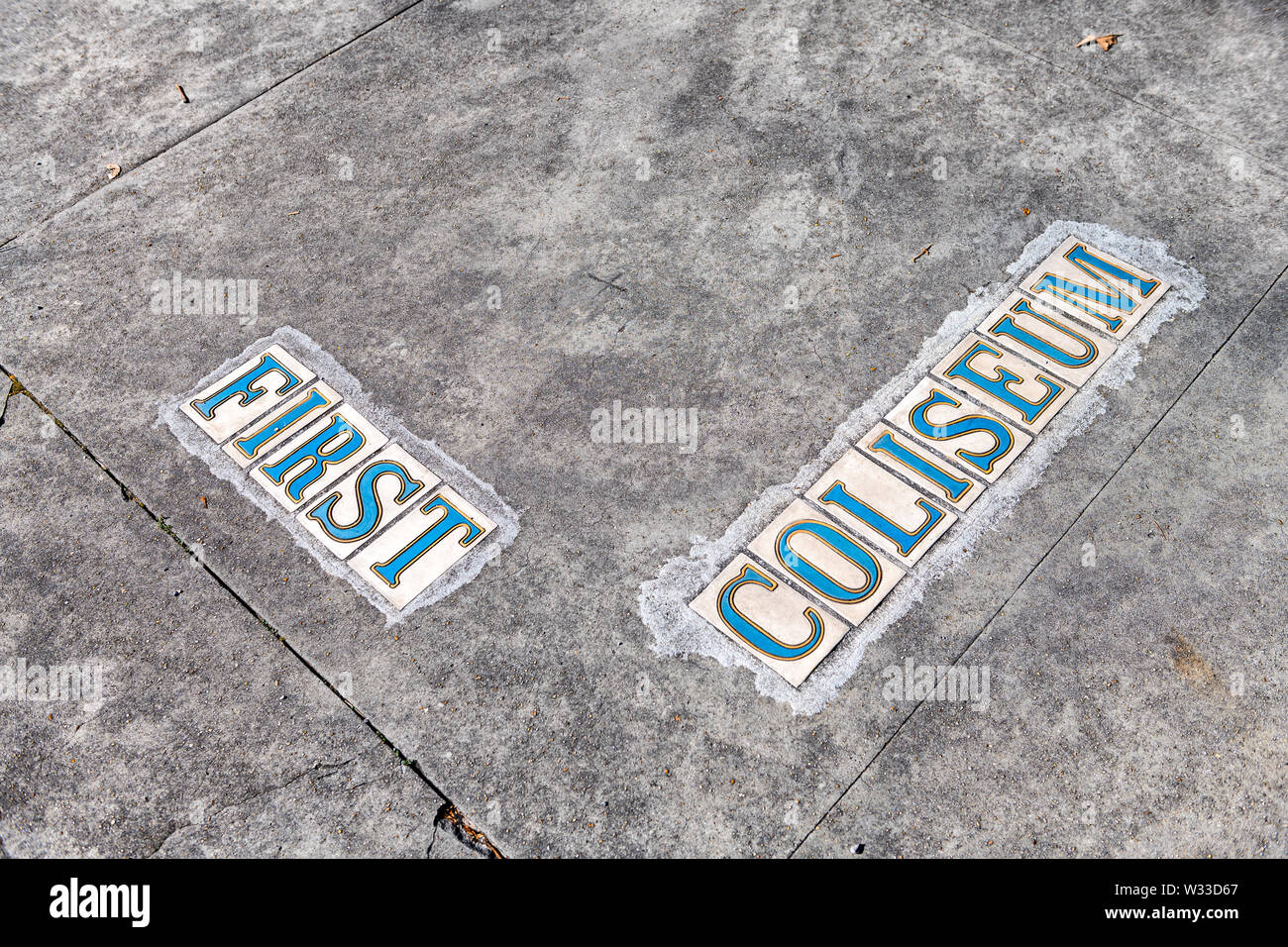 Louisiana road sign hi-res stock photography and images - Alamy