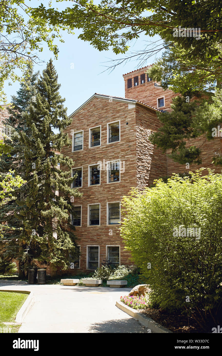 Boulder, Colorado - July 11th, 2019: Beautiful architecture and grounds ...