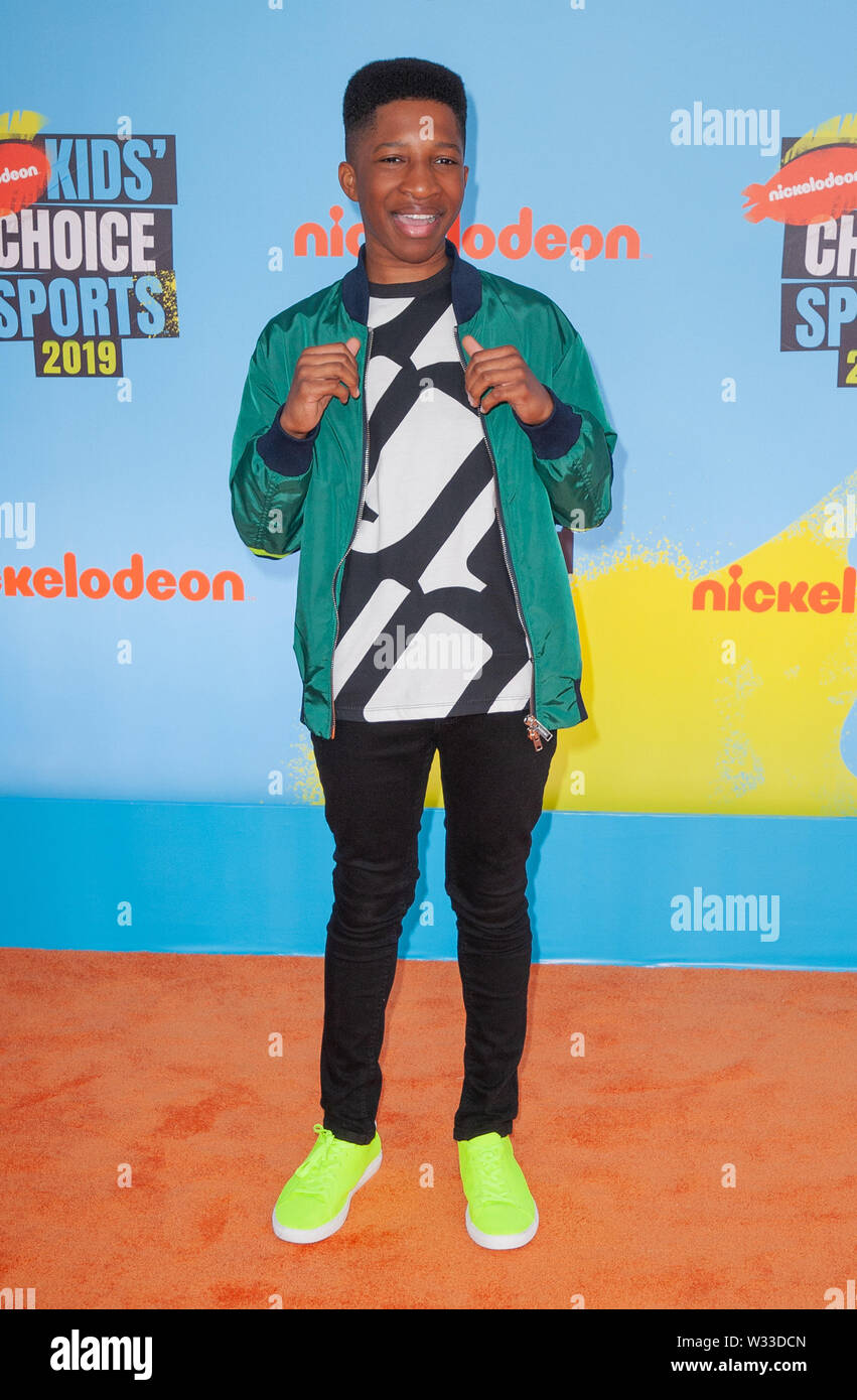 Santa Monica, Ca. 11th July, 2019. Lex Lumpkin at Nickelodeon's Kids ...