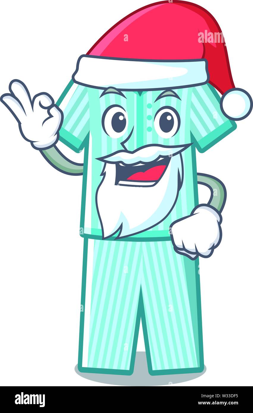 Santa folded pajamas in a cartoon closet Stock Vector Image & Art - Alamy