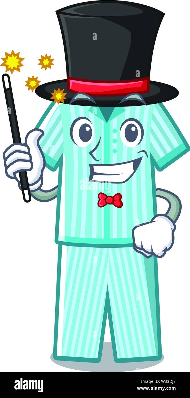 Magician folded pajamas in a cartoon closet Stock Vector Image & Art ...
