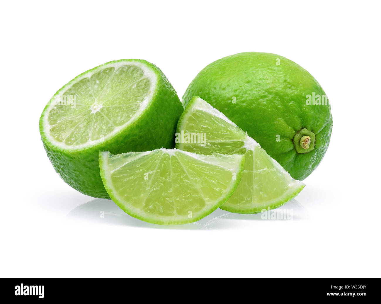 Two whole limes hi-res stock photography and images - Alamy