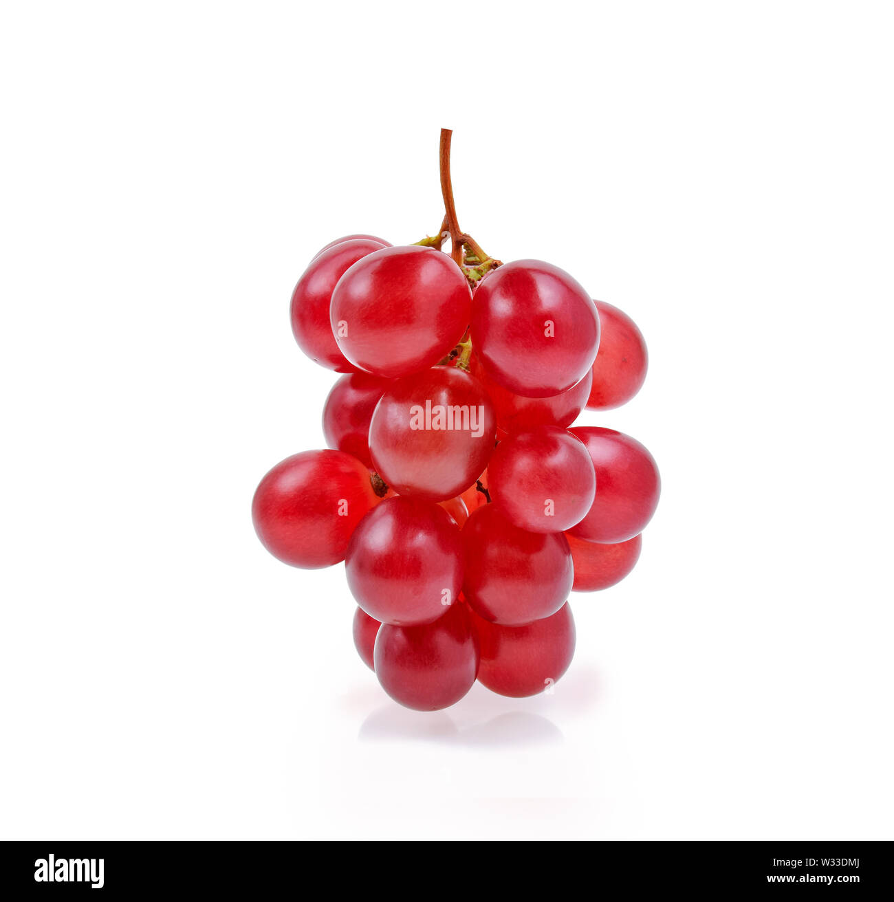 red grape isolated on white Stock Photo - Alamy