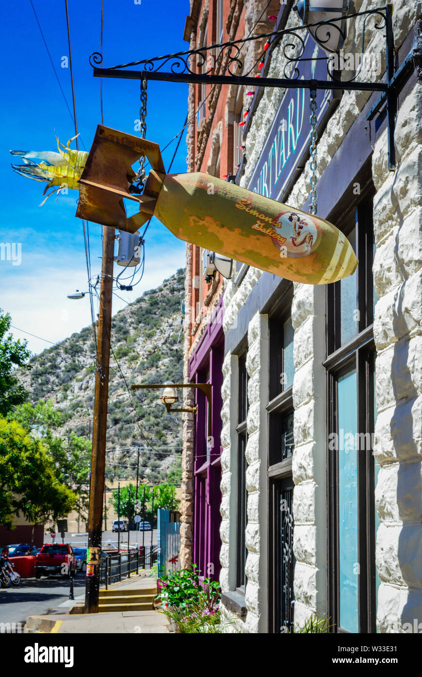 An old rusty WWII aerial bomb converted to art with pinup girl decal ...