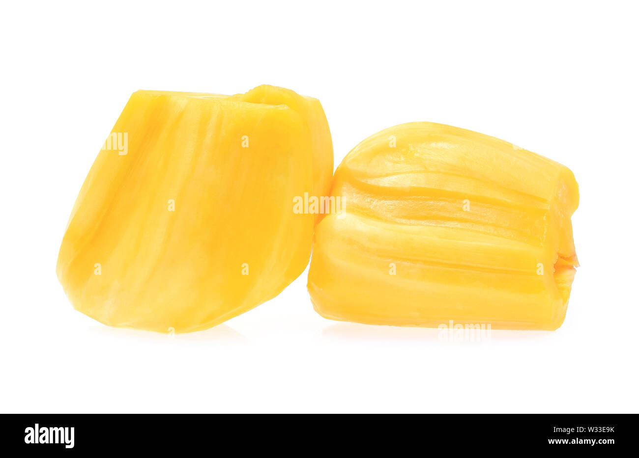 Ripe Jackfruit isolated on white background Stock Photo - Alamy