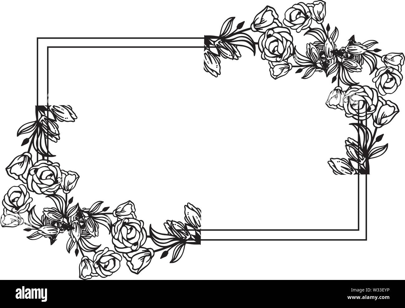 Texture of various card, feature beautiful floral frame. Vector ...