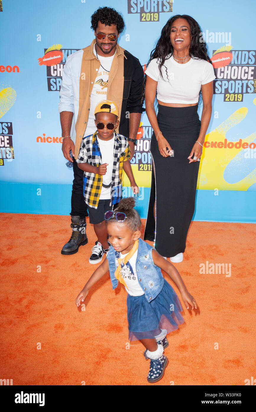 Santa Monica, Ca. 11th July, 2019. Future Wilburn, Russell Wilson ...