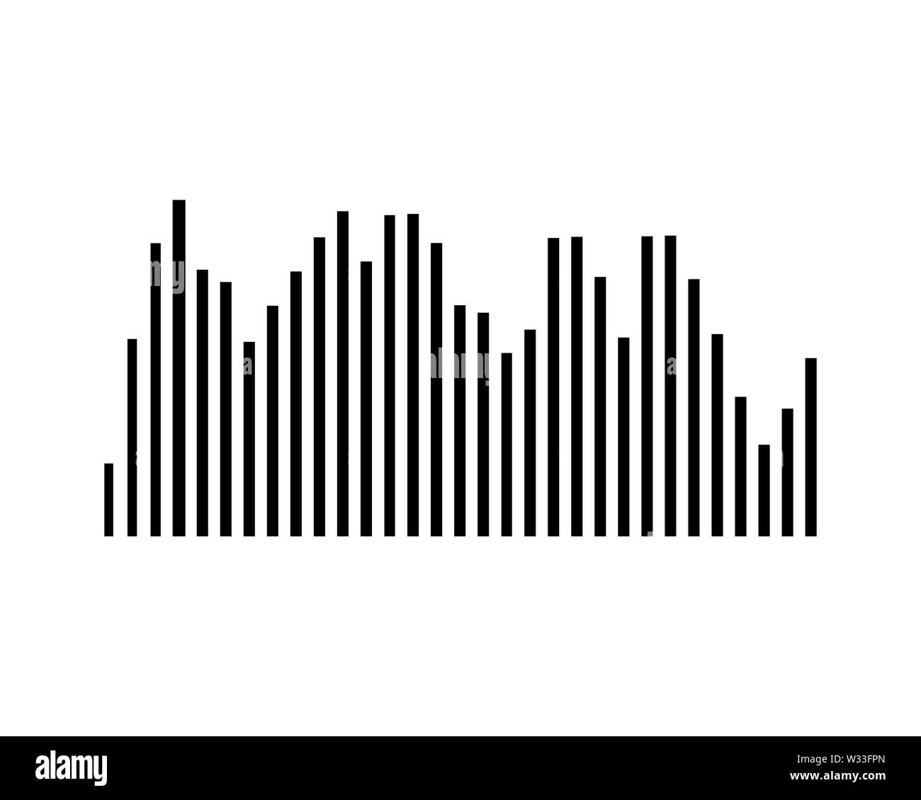 Sound waves vector hi-res stock photography and images - Alamy