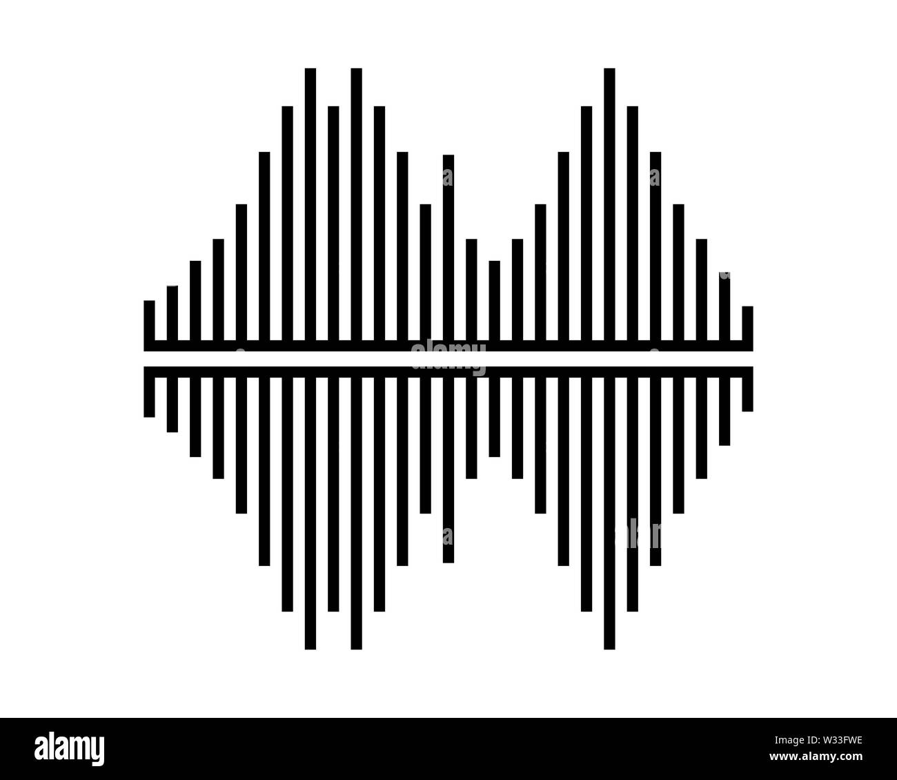 Sound Waves Vector High Resolution Stock Photography and Images - Alamy