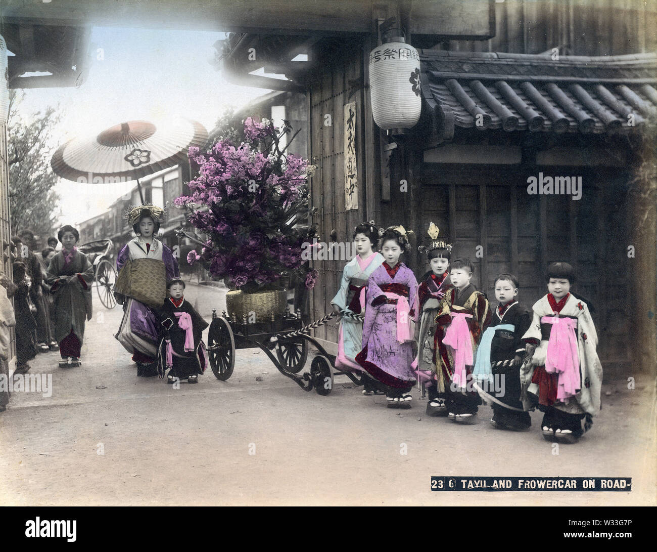 [ 1890s Japan - Parade of Japanese High Class Prostitute ] — Oiran ...
