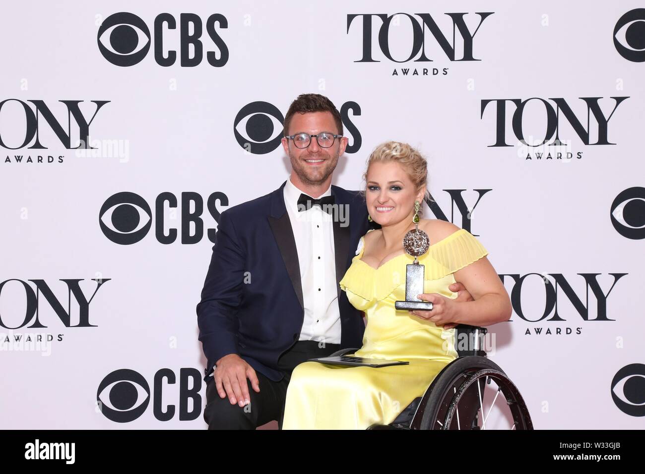 2019 Tony Awards held at Radio City Music Hall - Press Room. Featuring ...
