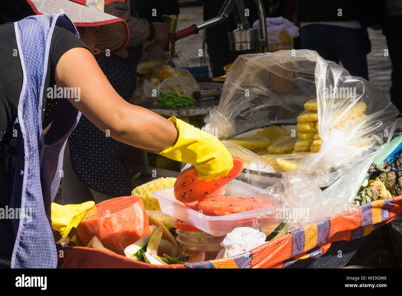 Watermelon vendor hi-res stock photography and images - Alamy