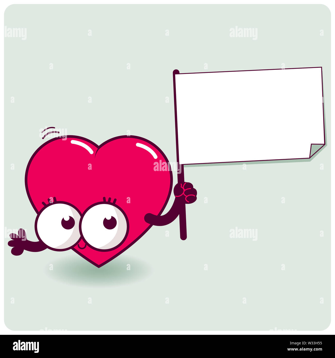 Cartoon sign hi-res stock photography and images - Alamy