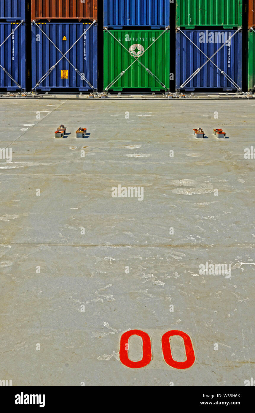 Stowed containers hi-res stock photography and images - Alamy