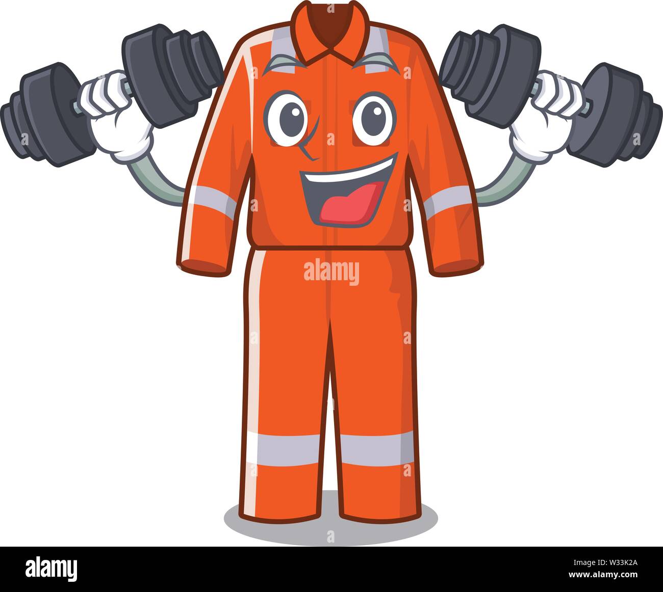 Fitness working overalls in the cartoon shape Stock Vector Image & Art ...