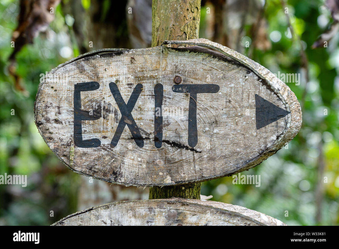 Warning sign board walk hi-res stock photography and images - Alamy