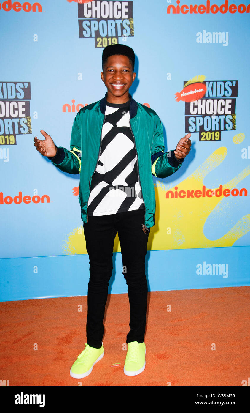 Santa Monica, California, USA. 11th July 2019. Lex Lumpkin arrives at ...