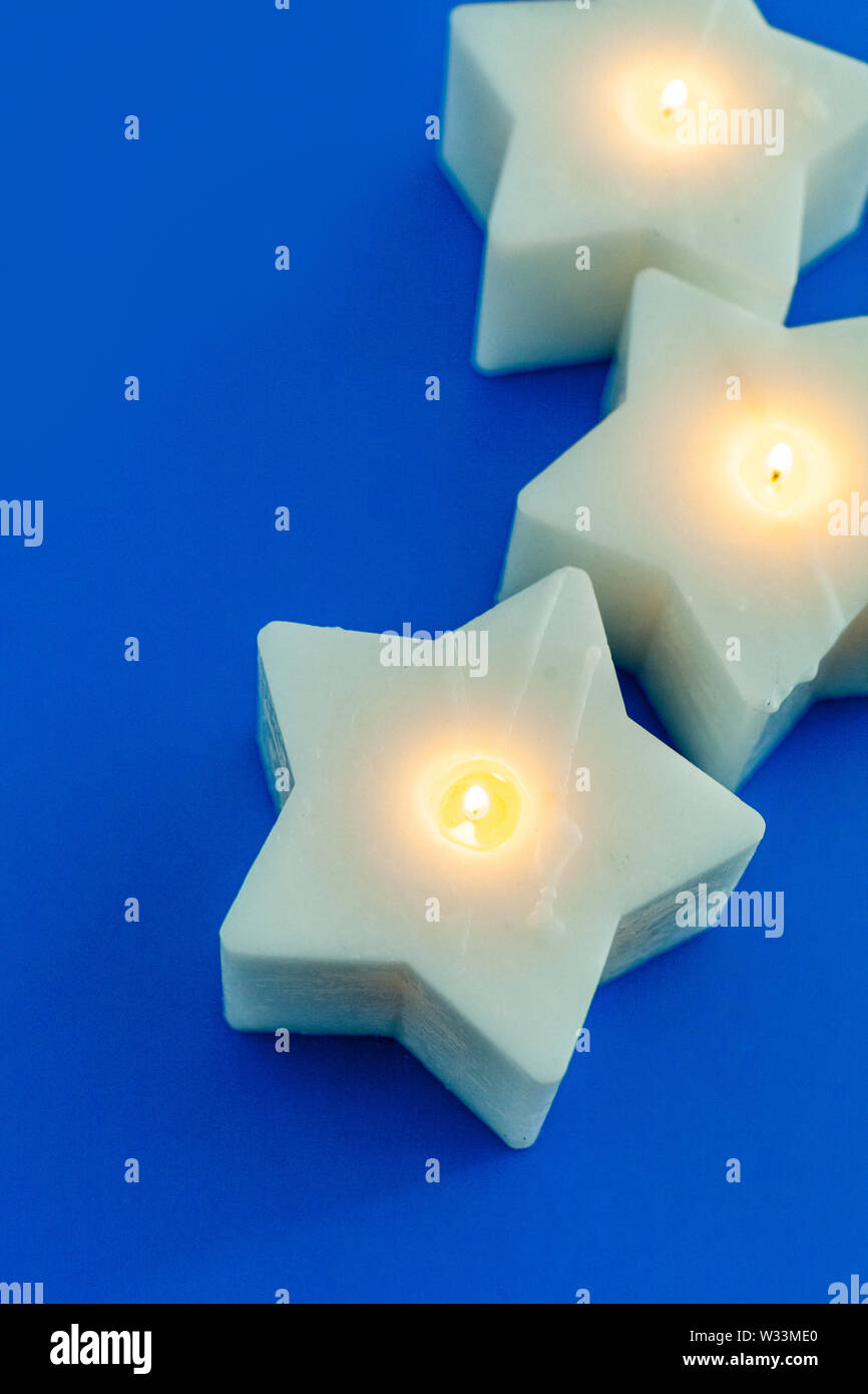 Star shaped candles Stock Photo - Alamy