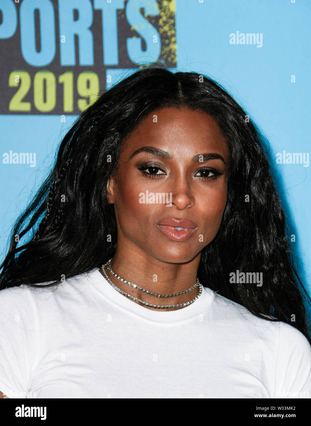 Santa Monica, California, USA. 11th July 2019. Ciara arrives at the ...