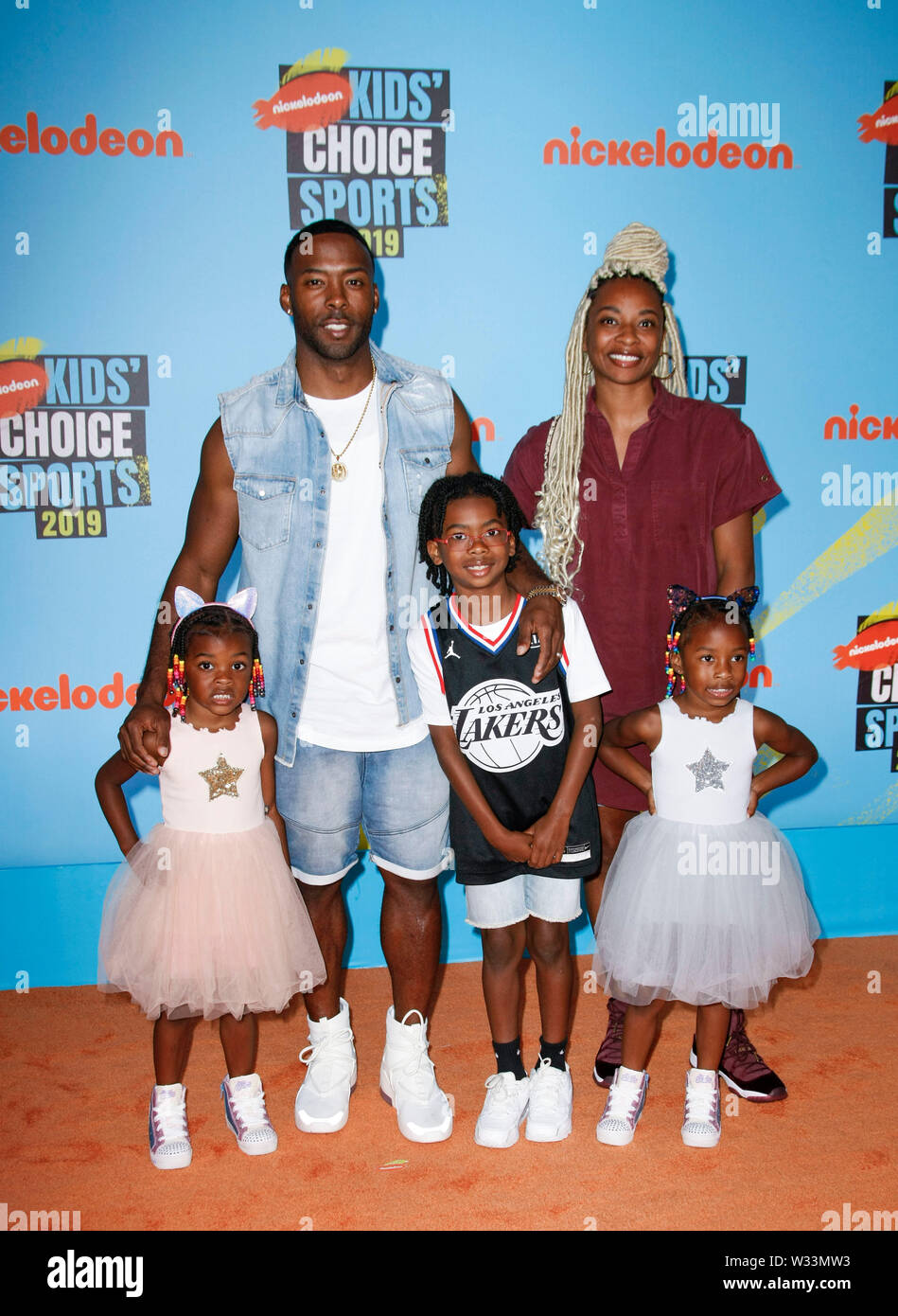 Santa Monica, California, USA. 11th July 2019. Andrew Hawkins (L ...