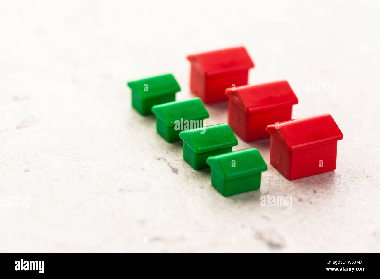 Miniature houses green red hi-res stock photography and images - Alamy
