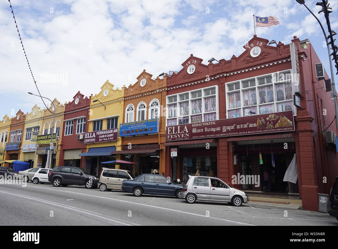 main street in Nilai old town, Malaysia Stock Photo - Alamy