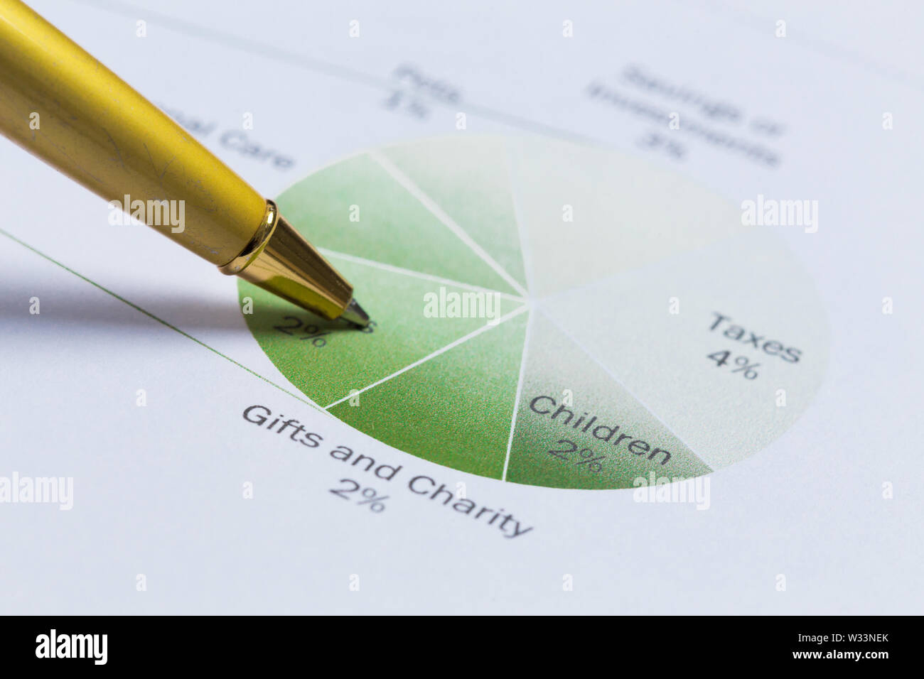 financial graph and chart Stock Photo - Alamy